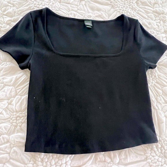 wild fable | Tops | Ribbed Square Neck Crop Top | Poshmark